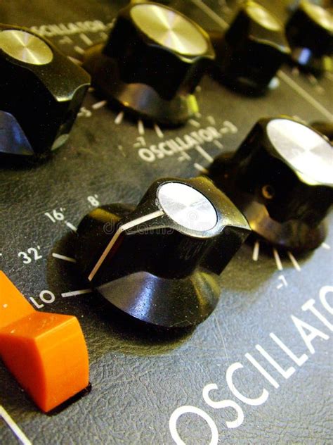 Moog Control Panel Stock Photo Image Of Vintage Retro