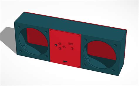 3d Design Bluetooth Speaker Case Tinkercad