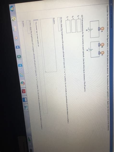 Solved Consider The Two Circuits Shown In The Figure Below