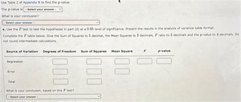 Solved E Use The F Test To Test The Hypotheses In Part D Chegg Com