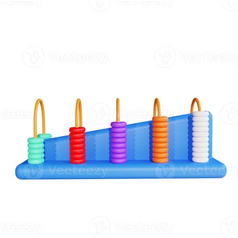 3d Illustration Abacus For Education 9456504 Png
