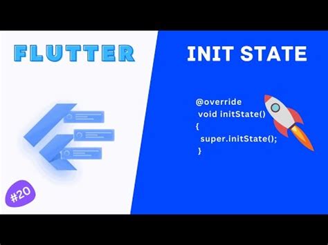 InitState In Flutter Flutter Course Flutterhero YouTube