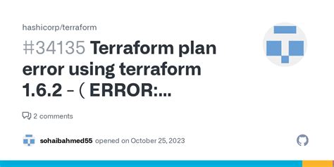 terraform plan error using terraform 1 6 2 error unsupported