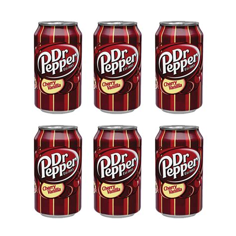 Dr. Pepper Cherry Vanilla Напиток газированный Доктор Пеппер Черри ...