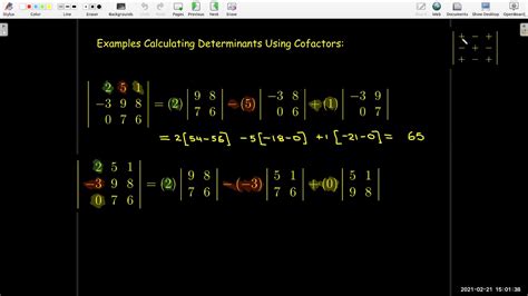A Review Of Determinants For Calc Iii Youtube