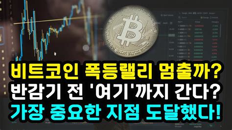 비트코인 랠리 주요 저항 구간 도달 반감기 전 여기 간다 애덤백 예측 맞을까 숏포지션 청산과 매물량 움직임 주시 Btc 방향성 이더리움 리플 솔라나 Youtube