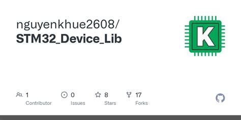 GitHub Nguyenkhue2608 STM32 Device Lib