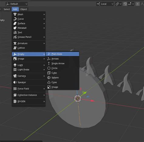 Array Modifier 로 오브젝트를 원형으로 나열하기