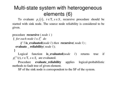 ppt reliability analysis of multi state systems with heterogeneous