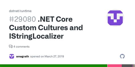 Net Core Custom Cultures And Istringlocalizer · Issue 29080 · Dotnet