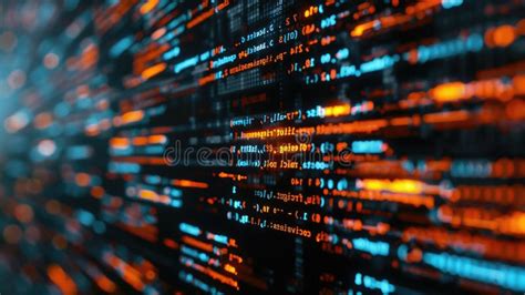 A Detailed View Of Colorful Programming Code Being Displayed On A