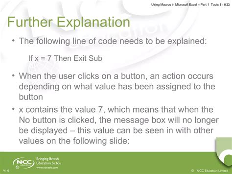 Using Macros In Microsoft Excel Part 1 Ppt
