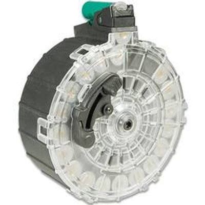 Promag Saiga Semi Auto Shotgun Drum Magazine 12 Gauge 2 34 Shells
