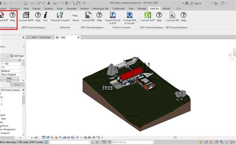 Convert Or Export Autodesk Revit File To D Pdf File Vision Workplace