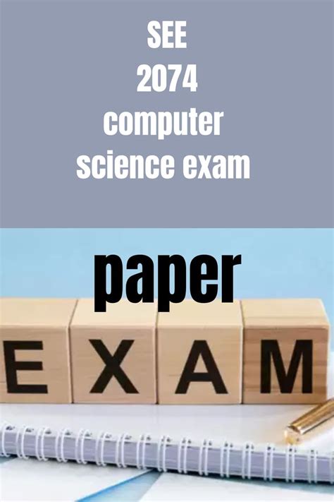 See Computer Science Exam Paper 2074 Computer Science Exam Papers Science Questions