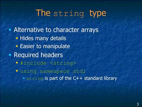 Ppt Strings Classes And Working With Class Interfaces Powerpoint