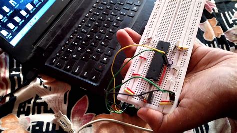 How To Program A P89v51rd2 8051 Microcontroller Using Usb To Uart On