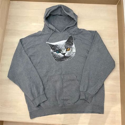 Odd Future Golf Wang Odd Future Shark Cat Hoodie Grailed