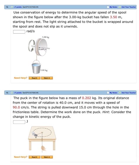 Solved Notes O Ask Your Teacher 12 1 Points SerCP10 8 P052 Chegg Com