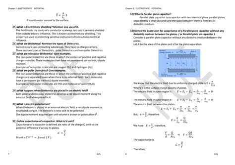 Physics Chapter Wise Important Questions Ii Puc Pdf Physics Science