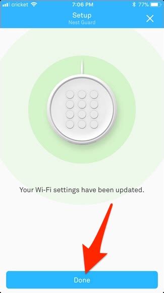How To Connect The Nest Secure To A New Wi Fi Network