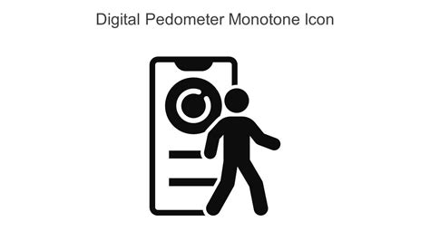 Digital Pedometer Monotone Icon In Powerpoint Pptx Png And Editable Eps Format PPT PowerPoint