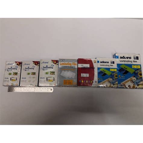Small Size Laminating Film Laminate Various Small Size 54mmx86mm60mmx90mm65mmx95mm