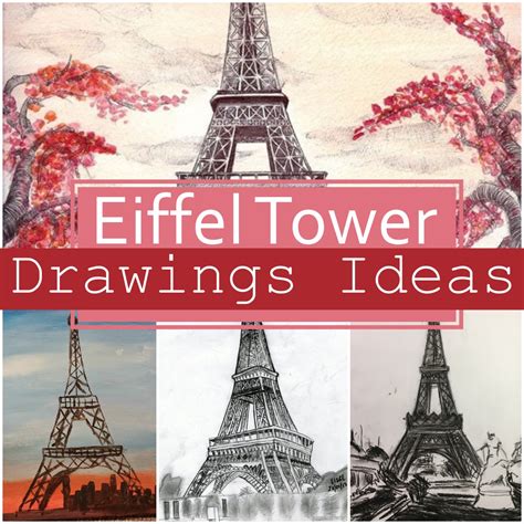 Eiffel Tower Drawings Ideas For Tourists DIYs Craftsy