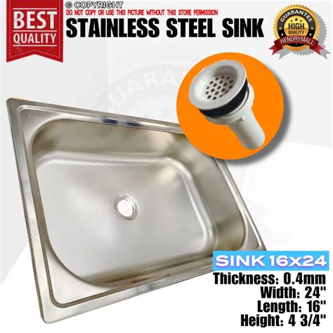 Kkk Stainless Steel Ordinary Single Bowl Kitchen Sink With Free