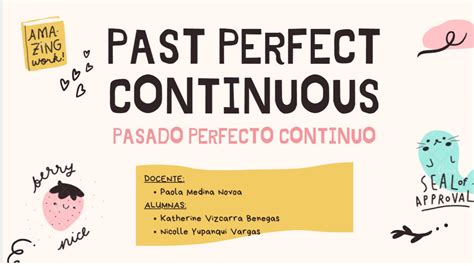 Calaméo Pasado Perfecto Continuo Pptx