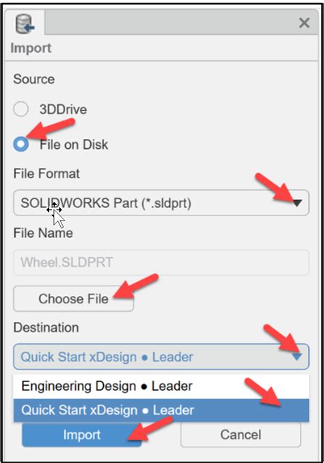 Solidworks Xdesign Lesson 6 Importing Files And Using Bookmarks