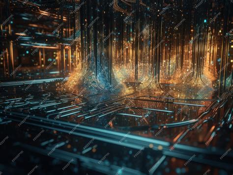 Premium Ai Image Big Data Visuliastion Cyberspace Data Flow Created