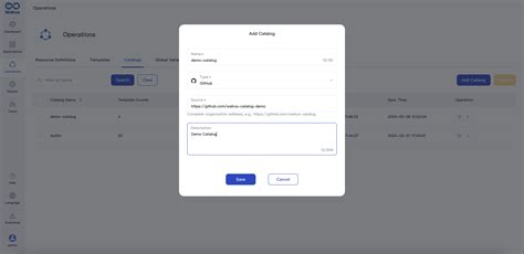 create a catalog on github walrus documentation