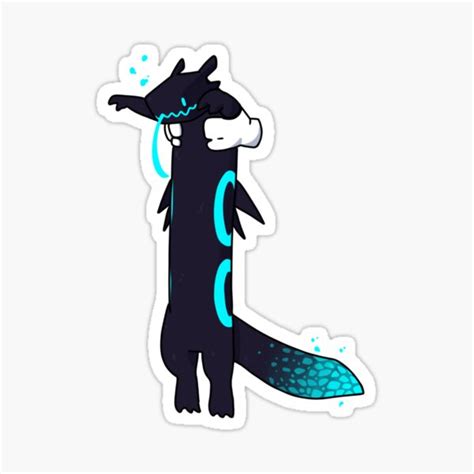 Long Lizard Cyan Rain World Sticker For Sale By Zcatuwu Redbubble