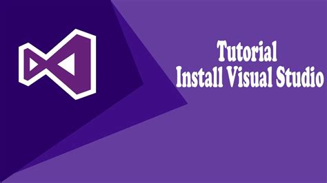 Belajar C Install Visual Studio YouTube