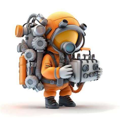 Tiny Man Biologist Generative Ai Stock Illustration Illustration Of Examining Plants 272599600