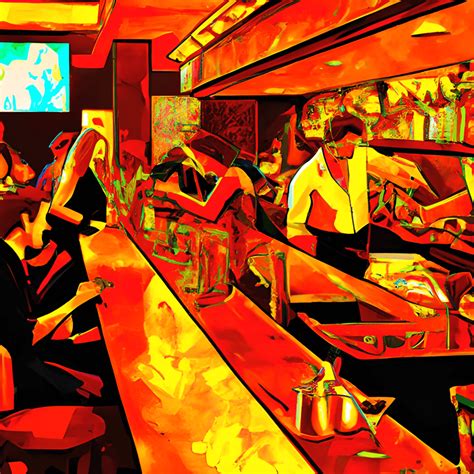 Bar Scene Graphic Creative Fabrica