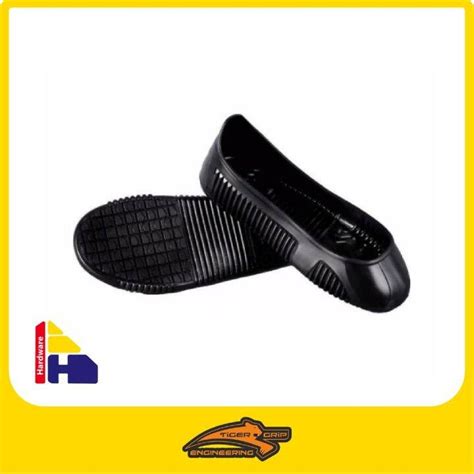 Tiger Grip Easy Grip Anti Slip Overshoes Black And White Lazada
