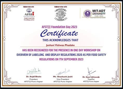 Janhavi Phadake On Linkedin Thrilled To Share That I Have Successfully