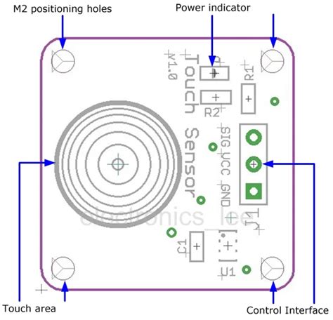 Buy Digital Sensor Ttp223b Module Capacitive Touch Switch Online In Egypt Micro Ohm Electronics