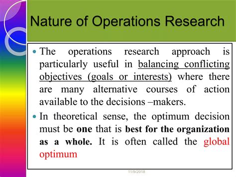 Operation Research Ppt Chapter One PPTX Business Business And Finance
