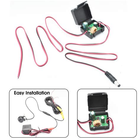 Dc24v To 12v 5a Car Voltage Converter Filter Car Power Supply Voltage Regulator For Car Rear