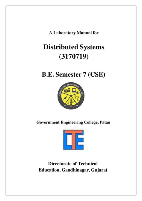 Dis Practical Ravi Singh Patel A Laboratory Manual For Distributed Systems 3170719 B