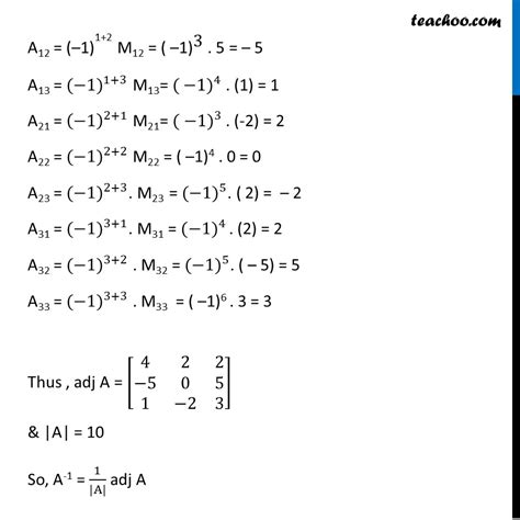 ex 4 5 12 solve system of linear equations using matrix