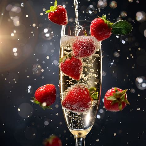 Free Strawberries And Champagne Image Champagne Strawberries