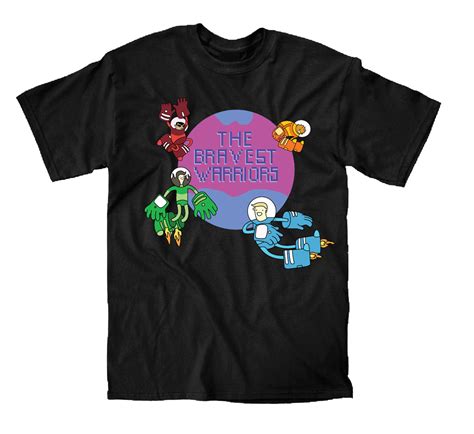 Dec128316 Bravest Warriors Shirt Blk Lg Previews World
