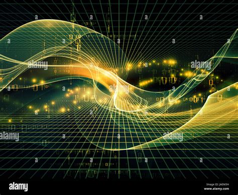 fractal realms series backdrop of fractal elements grids and symbols on the subject of