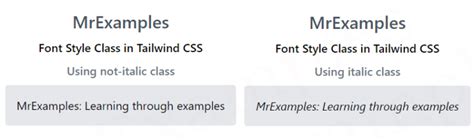 Tailwind Font Style Complete Guide With Examples