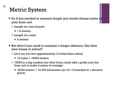 Metric System Scientific Notation