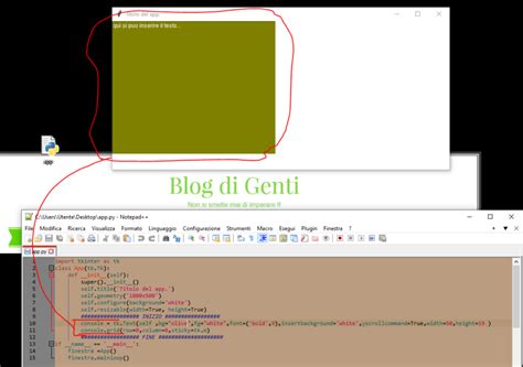 Finestra Di Testo Tkinter Blog Di Genti